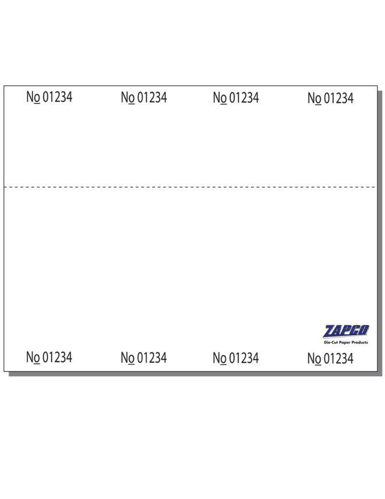 Printable Tickets Paper | Raffle And Event Stock