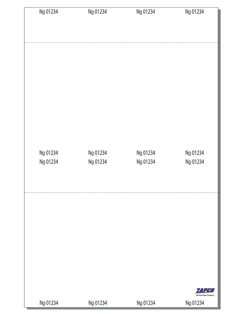 Printable Tickets Paper | Raffle And Event Stock