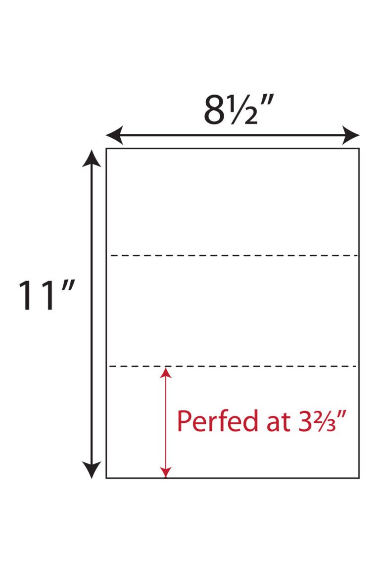 MBF-2: Micro-Perforated Perforated Paper Business Forms 2 Perforations ...